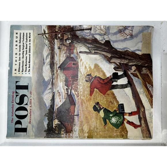 Other | Vintage December 1954 The Saturday Evening Post Magazine | Poshmark